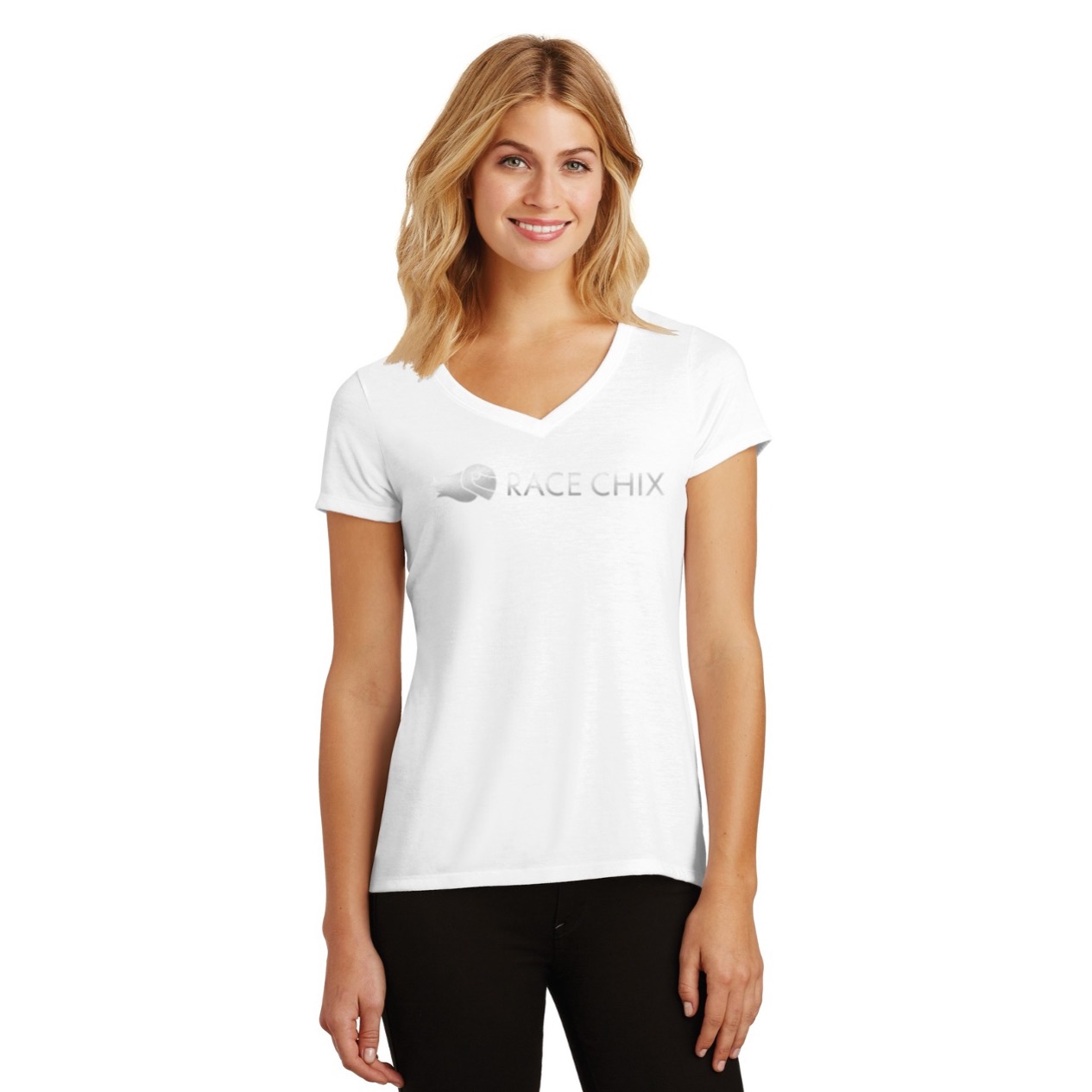 Race Chix tee - white - Race Chix